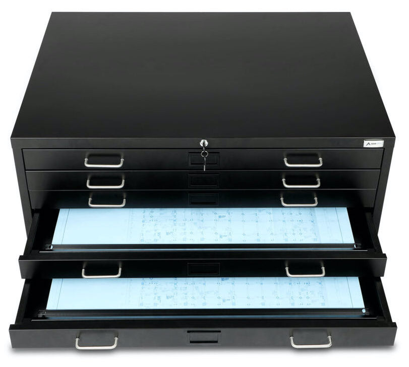 AdirPro 5 Drawer Blueprint Steel Flat File Cabinet. Save at ...
