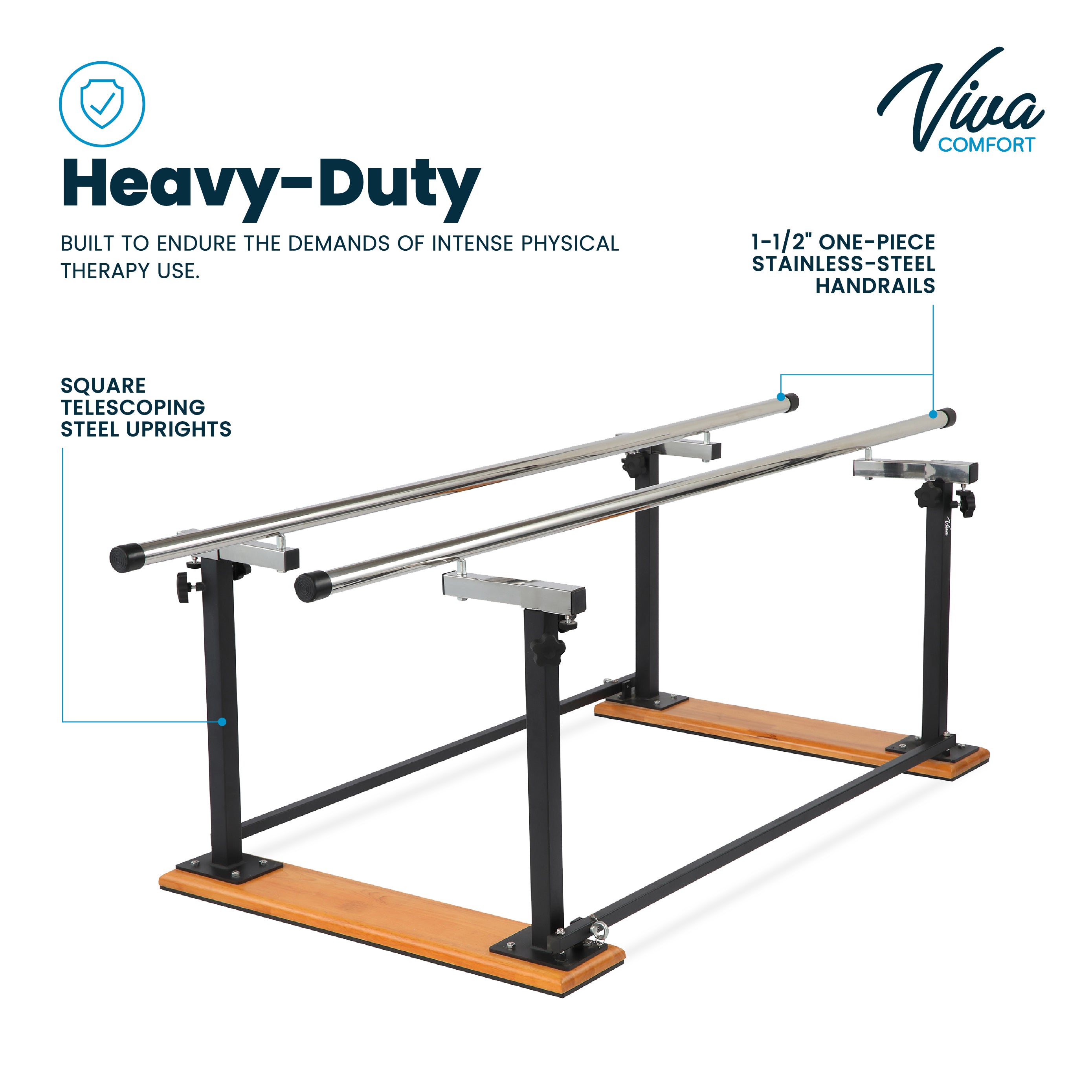 Viva Comfort Folding Parallel Bars. Save at — Tiger Medical