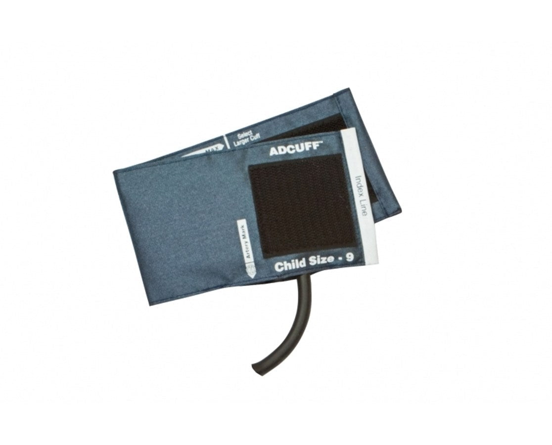 Adcuff Cuff w/ 1-Tube Inflation Bladder. Child. Navy — Tiger Medical