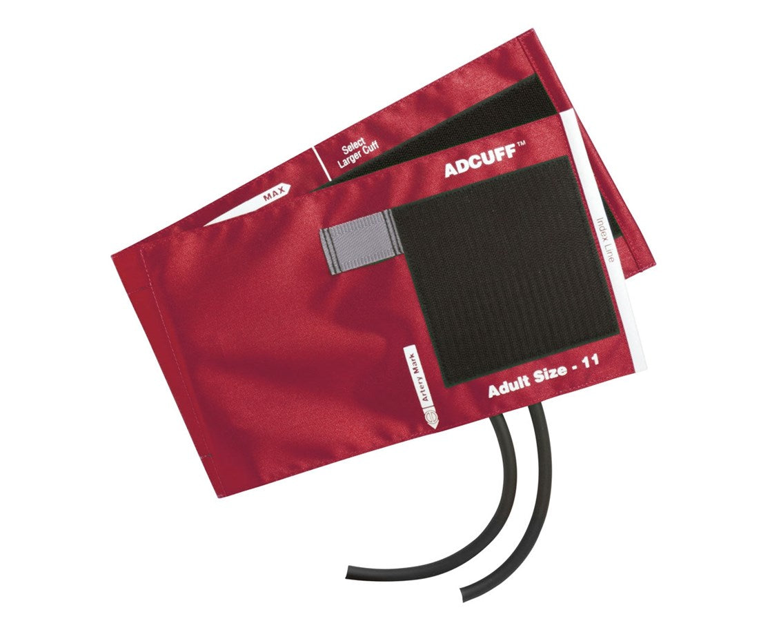 Adcuff Cuff w/ 2-Tube Inflation Bladder. Adult. Red — Tiger Medical