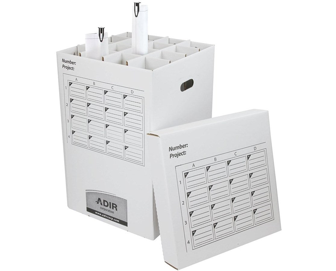AdirOffice 16-Tube Blueprint Storage Roll File - Save at — Tiger Medical
