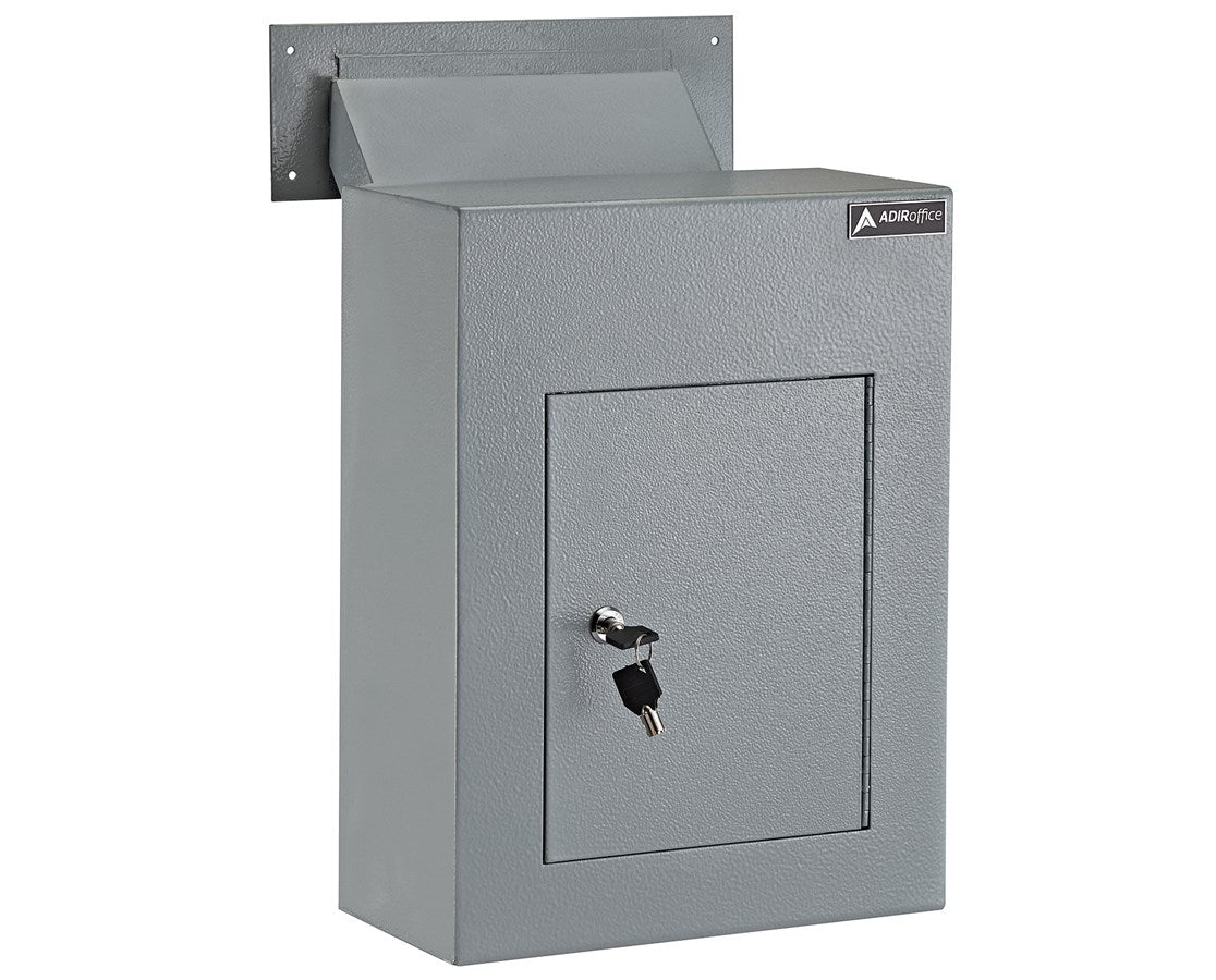 AdirOffice Through-the-Wall Drop Box w/ Adjustable Chute — Tiger Medical