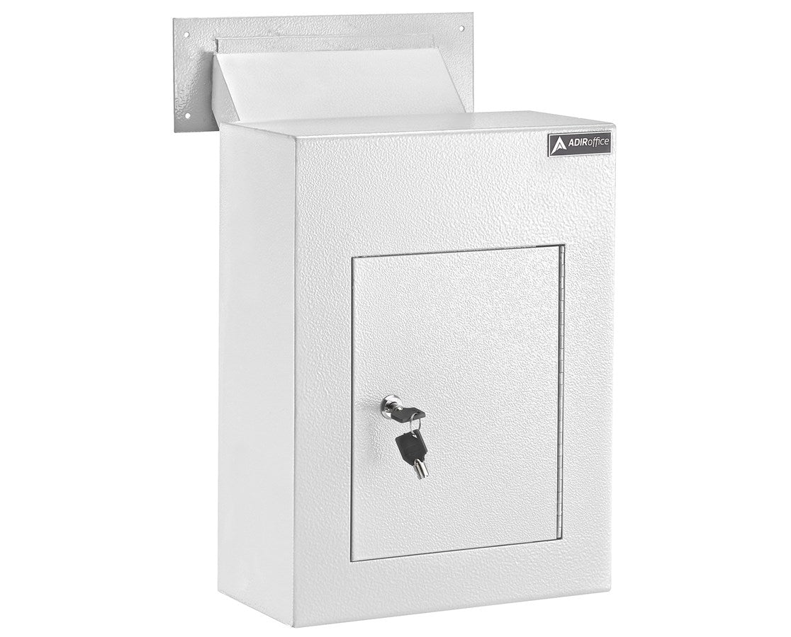 AdirOffice Through-the-Wall Drop Box w/ Adjustable Chute — Tiger Medical