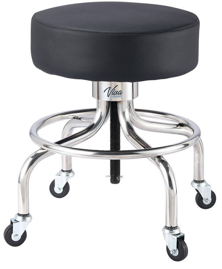 Viva Comfort Height Adjustable Exam Stool w/ Circular Foot Ring. Save ...
