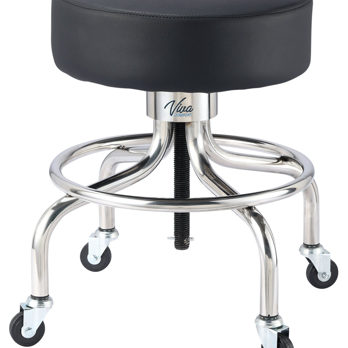 Viva Comfort Height Adjustable Exam Stool w/ Circular Foot Ring - Save ...