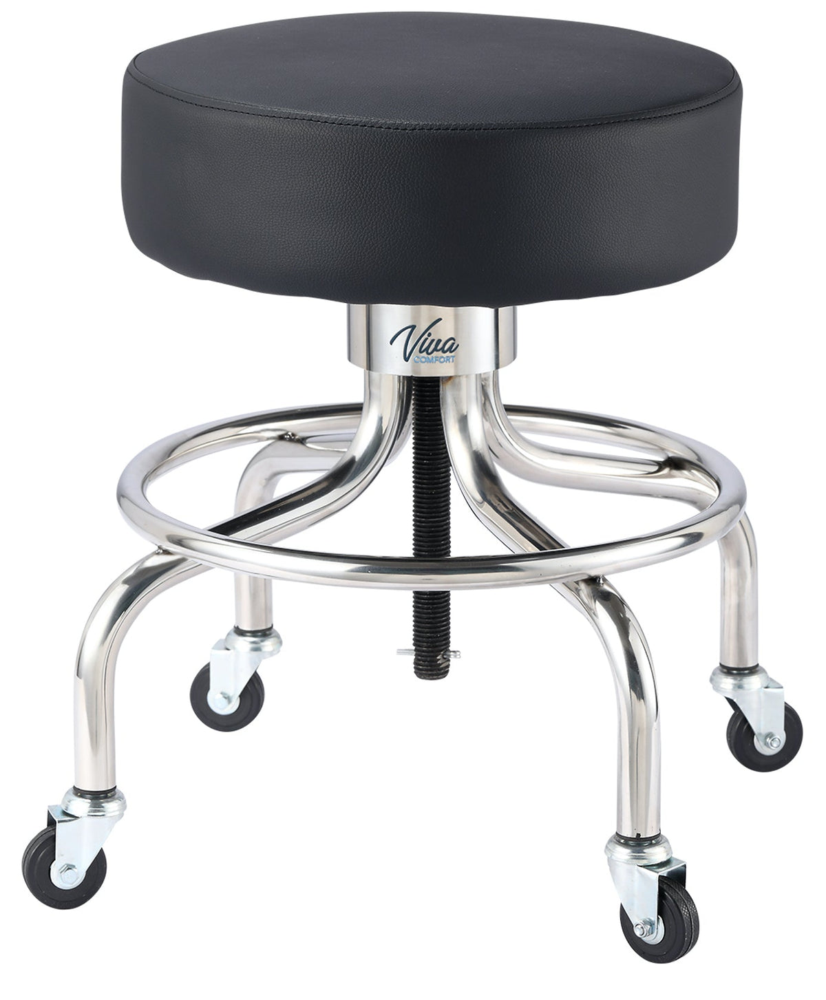 Viva Comfort Height Adjustable Exam Stool w/ Circular Foot Ring - Save ...