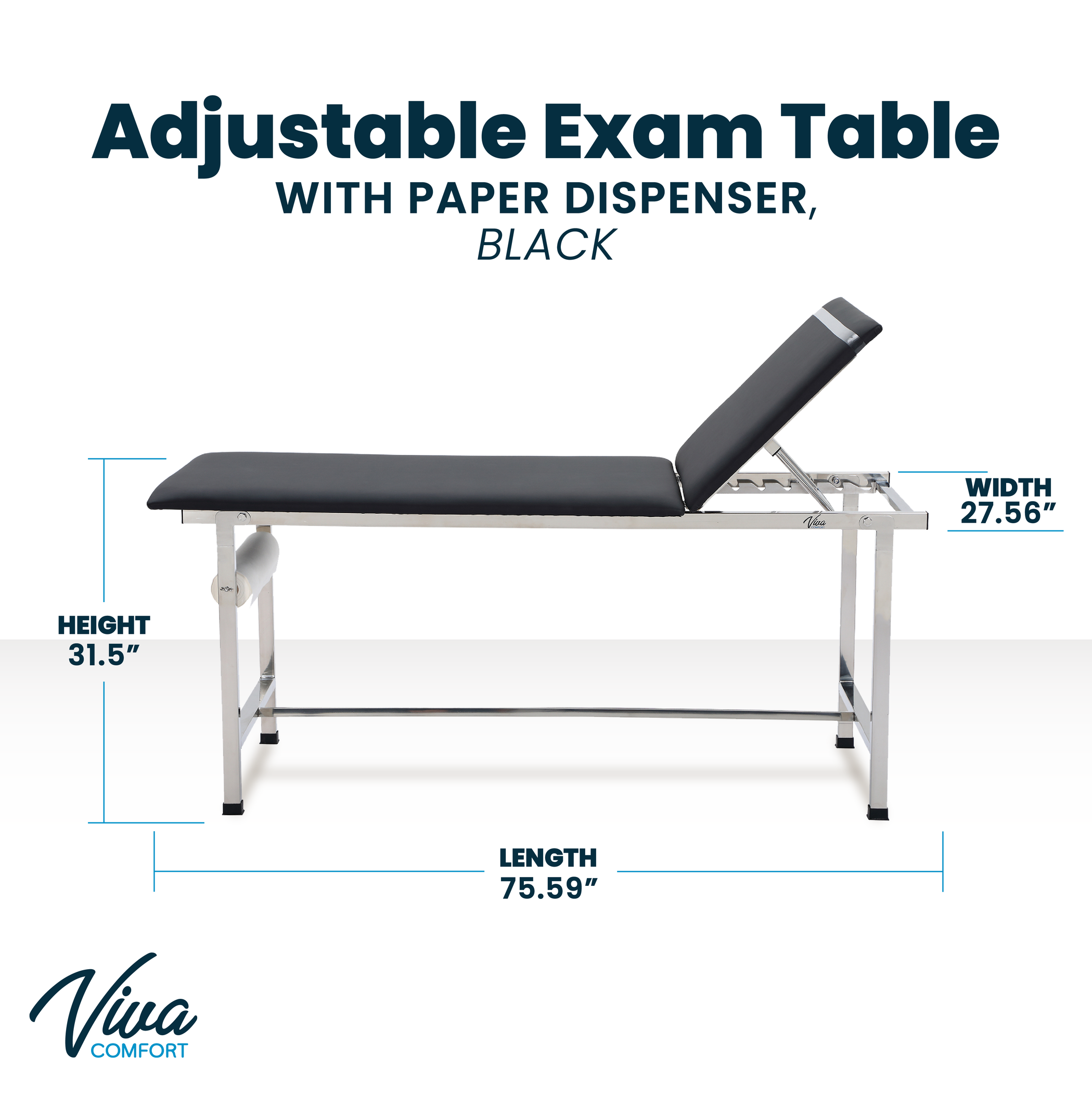 Viva Comfort Treatment Table w/ Adjustable Back. Save at — Tiger Medical