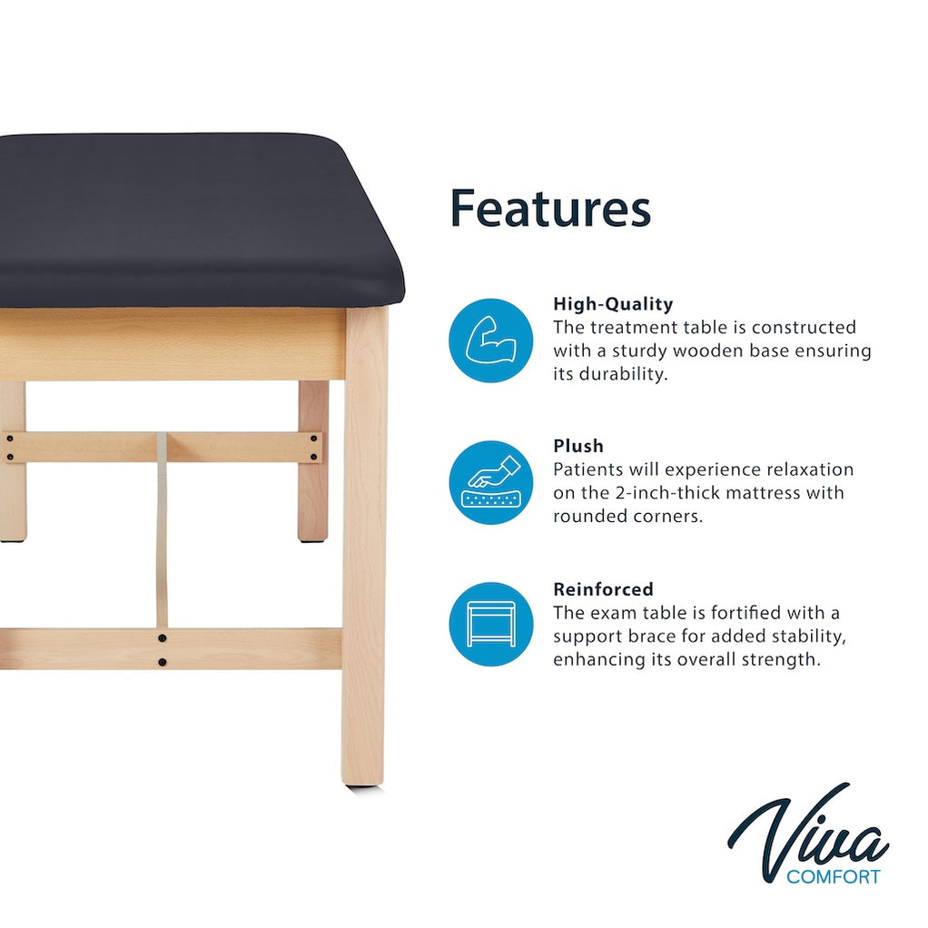 Viva Comfort Aristo Treatment Table. H-Brace w/ Flat Top. Save at ...