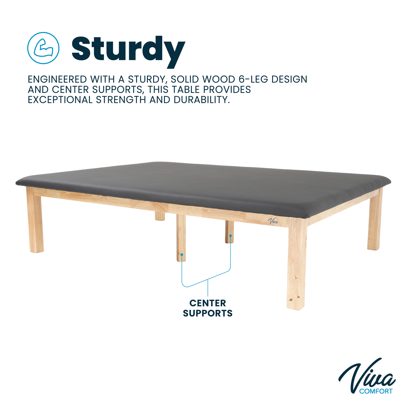 Viva Comfort Rehab Therapy Mat Table w/ Flat Top. Save at — Tiger Medical