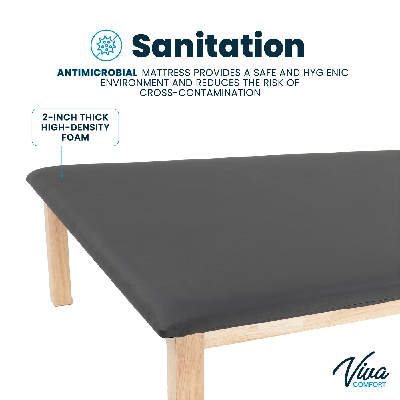 Viva Comfort Physical Therapy Mat Table w/ Flat Top. Save at ...