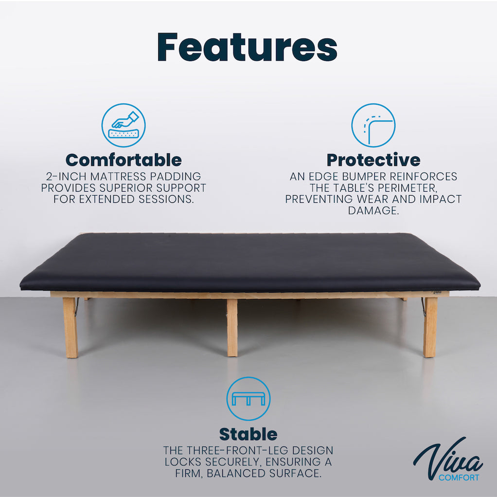 Viva Comfort Rehab Therapy Mat Table w/ Flat Top. Save at — Tiger Medical