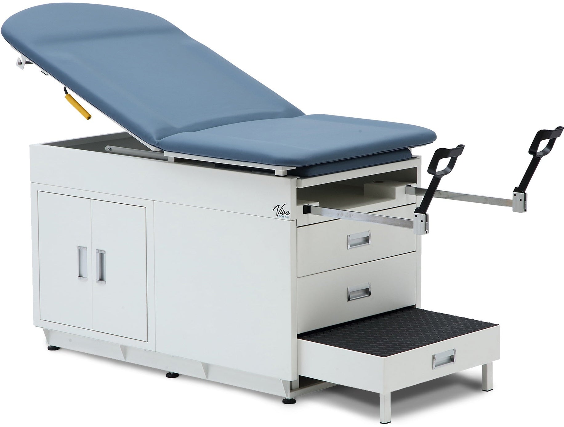 Viva Comfort Grande Exam Table w/ Steel Cabinet. Save at Tigermedical ...