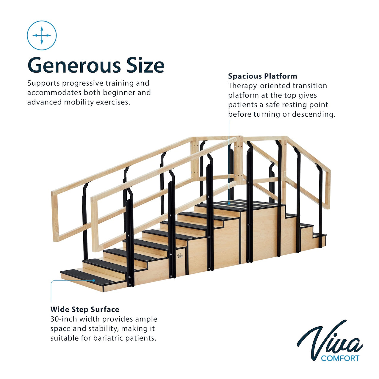Viva Comfort Convertible Staircase - Physical Therapy. Save at ...