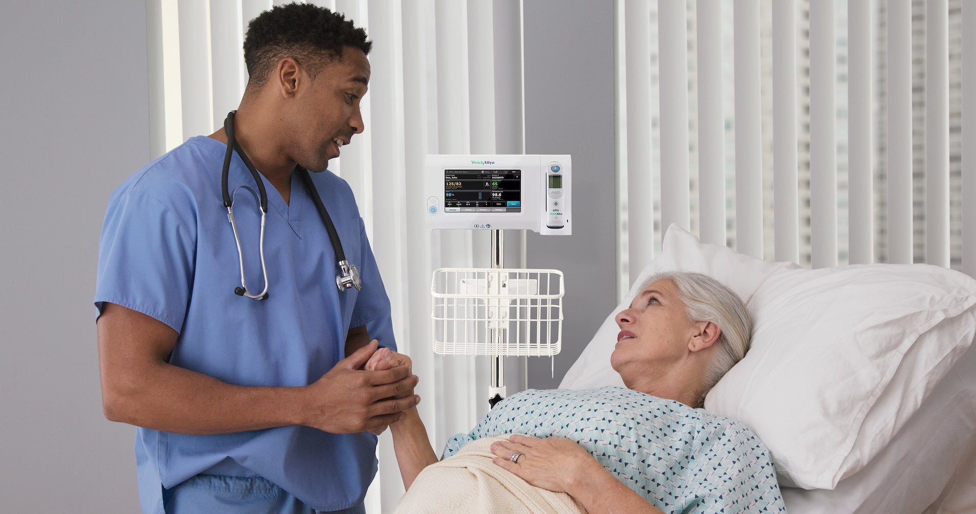 Viva Comfort Mobile Stand for Welch Allyn Connex Spot Monitor - Save at ...