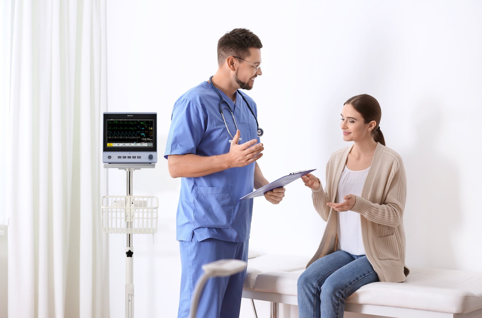 Viva Comfort Mobile Stand for Edan Vital Signs Monitor - Save at ...