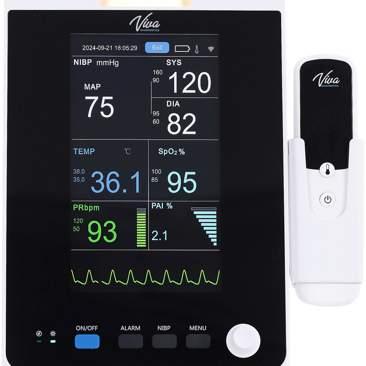 Viva Diagnostics Omni Vital Signs Patient Monitor - Save at — Tiger Medical