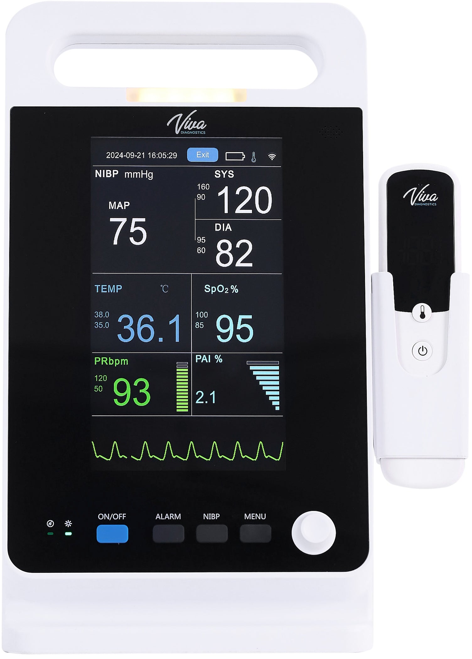 Viva Diagnostics Omni Vital Signs Patient Monitor - Save at — Tiger Medical