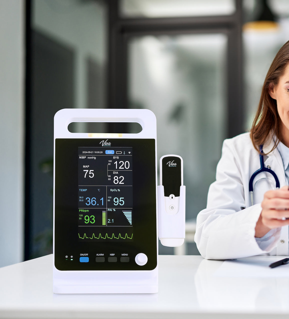 Viva Diagnostics Omni Vital Signs Patient Monitor - Save at — Tiger Medical