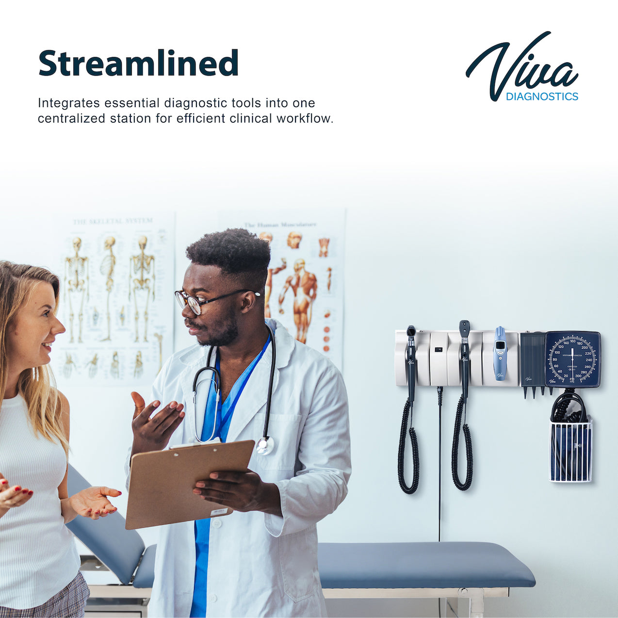Viva Diagnostics Wall Station. Save at Tigermedical — Tiger Medical