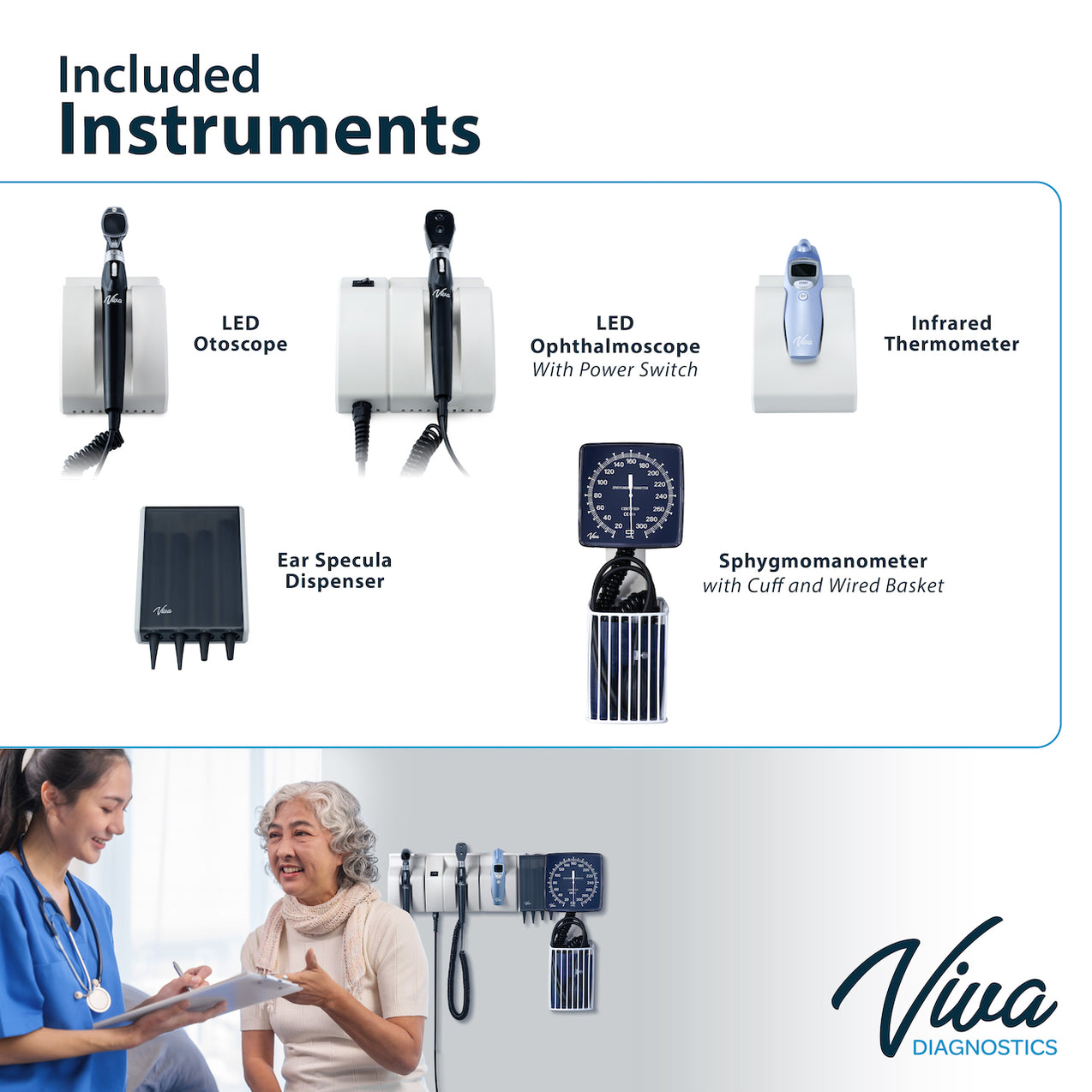 Viva Diagnostics Wall Station. Save at Tigermedical — Tiger Medical