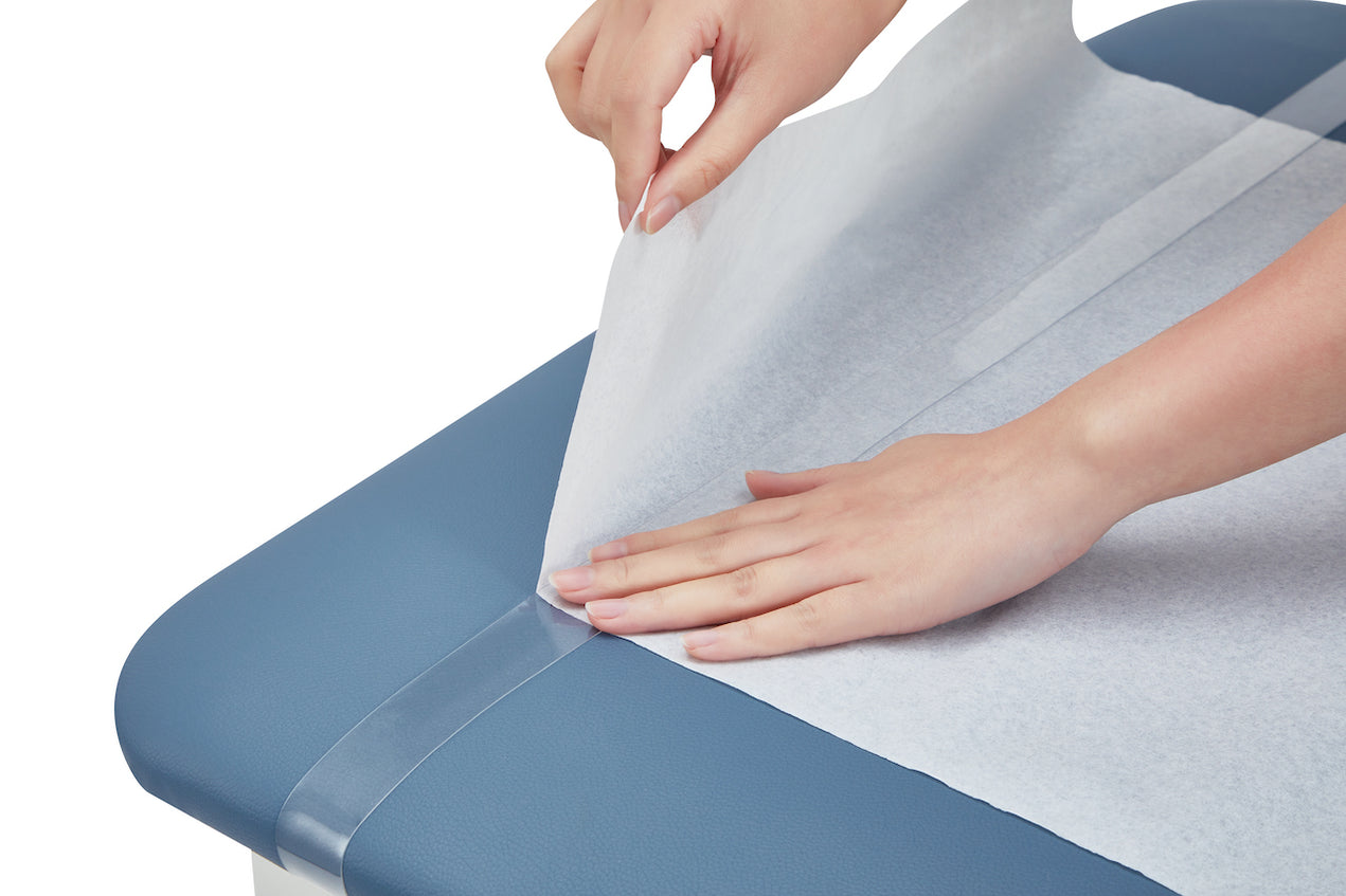 Viva Essentials White Exam Table Paper Roll.. Save at Tigermedical ...