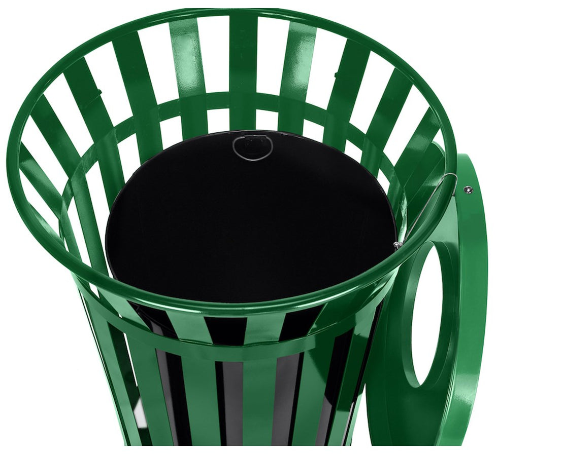 Alpine Industries Outdoor Metal Waste Receptacle — Tiger Medical
