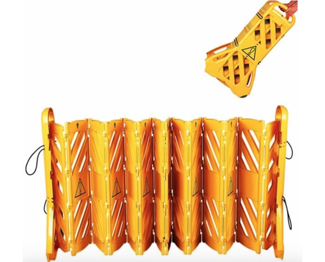 13-Foot Expandable Mobile Safety Barricade Fence System — Tiger Medical