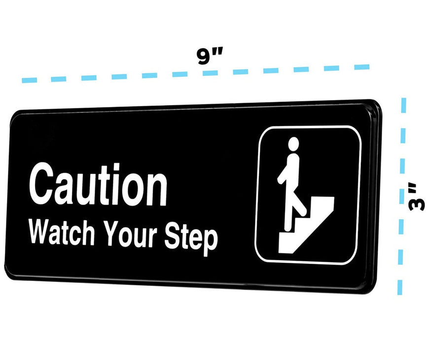 Caution - Watch your Step Sign, 3x9 — Tiger Medical