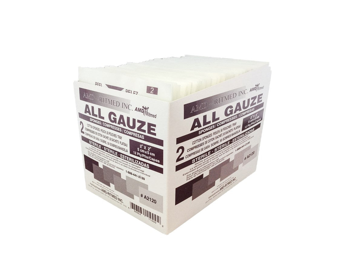 AMD-Ritmed Premium Gauze Sponges - Save at — Tiger Medical