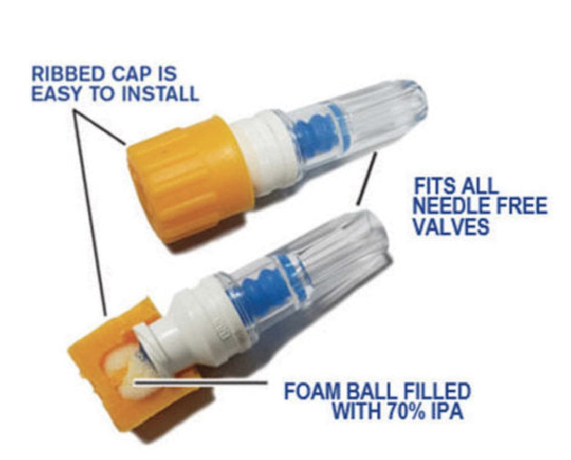 Amsino AMShield Valve Disinfecting Cap. Save at Tigermedical — Tiger ...