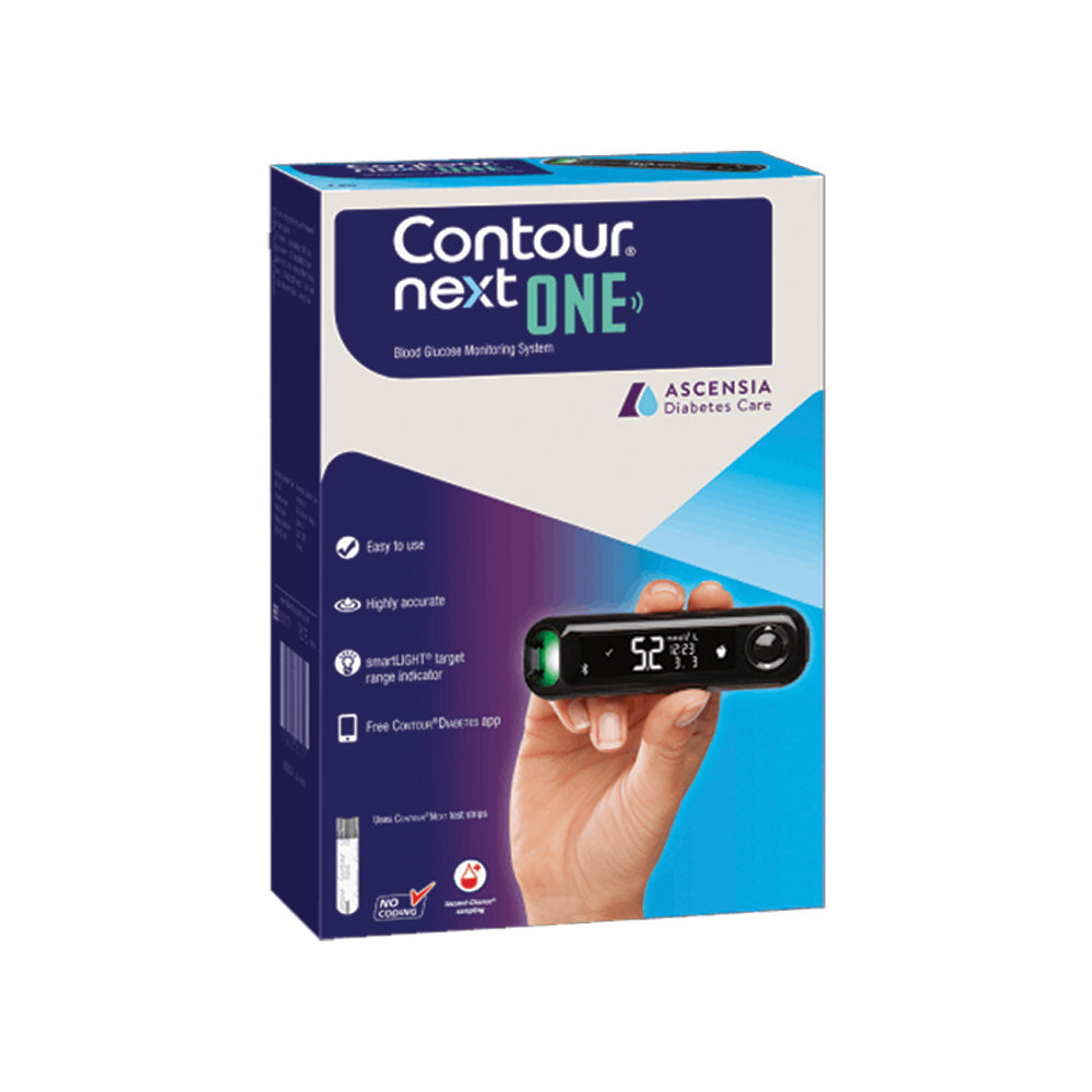 Ascencia Contour Next One Glucose Meter with Bluetooth, 4/Cs - Save at ...