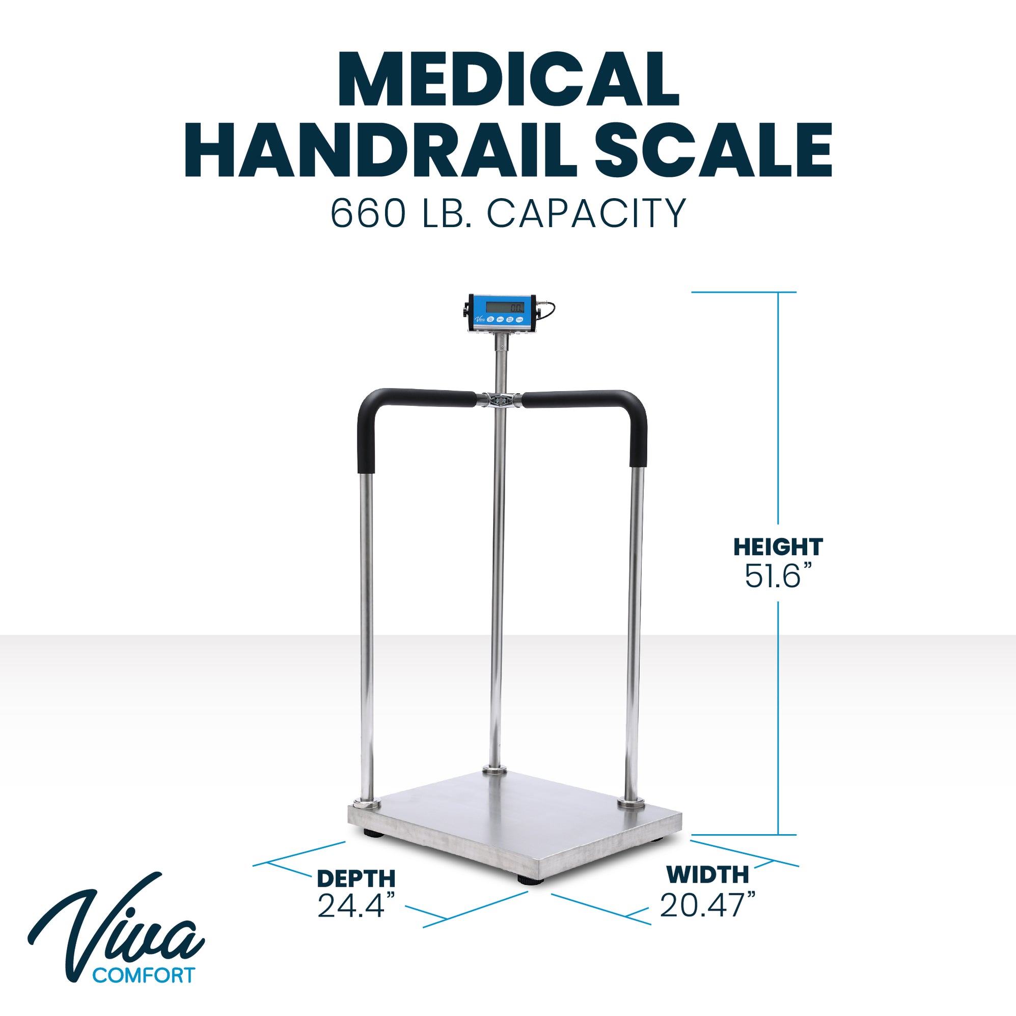 Viva Comfort Digital Handrail Scale. Save at — Tiger Medical