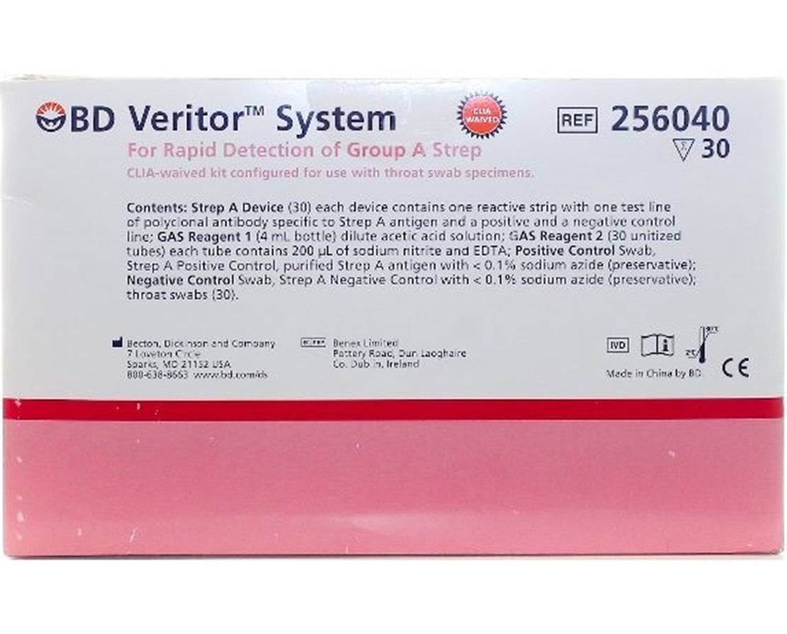 BD Veritor System Strep A Test Kit - 30 Tests/Kit - Save at — Tiger Medical