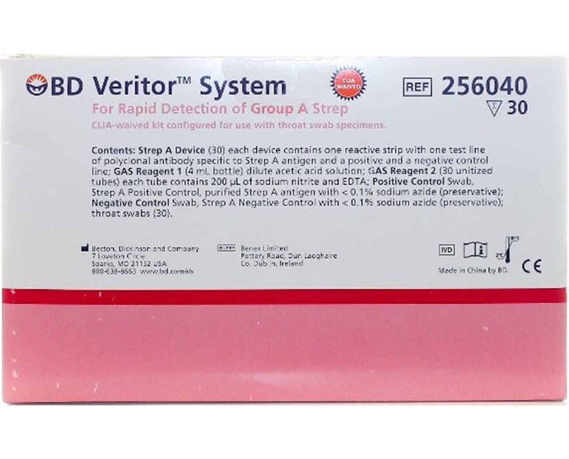 BD Veritor System Strep A Test Kit - 30 Tests/Kit - Save at — Tiger Medical