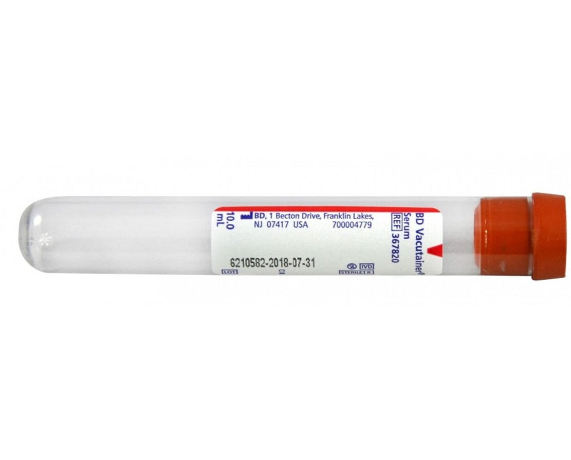 BD Vacutainer Plus Plastic Serum Blood Collection Tubes — Tiger Medical