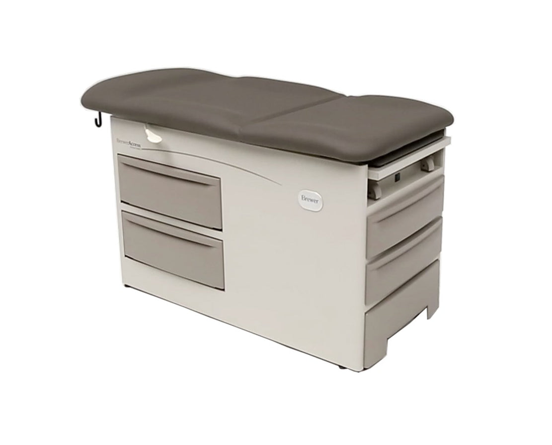 Brewer Access Exam Table w/ Drawers & Adjustable Back. Save at — Tiger ...