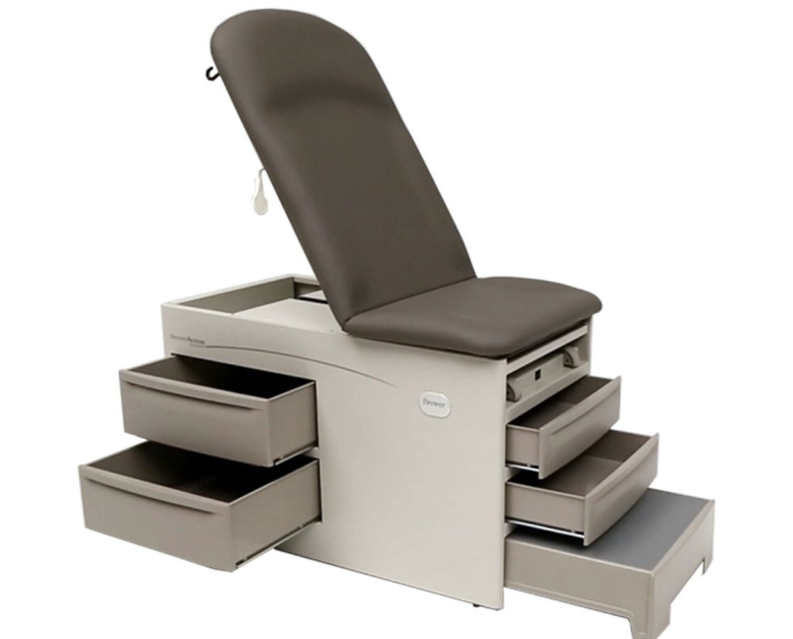 Brewer Access Exam Table w/ Drawers & Adjustable Back. Save at — Tiger ...