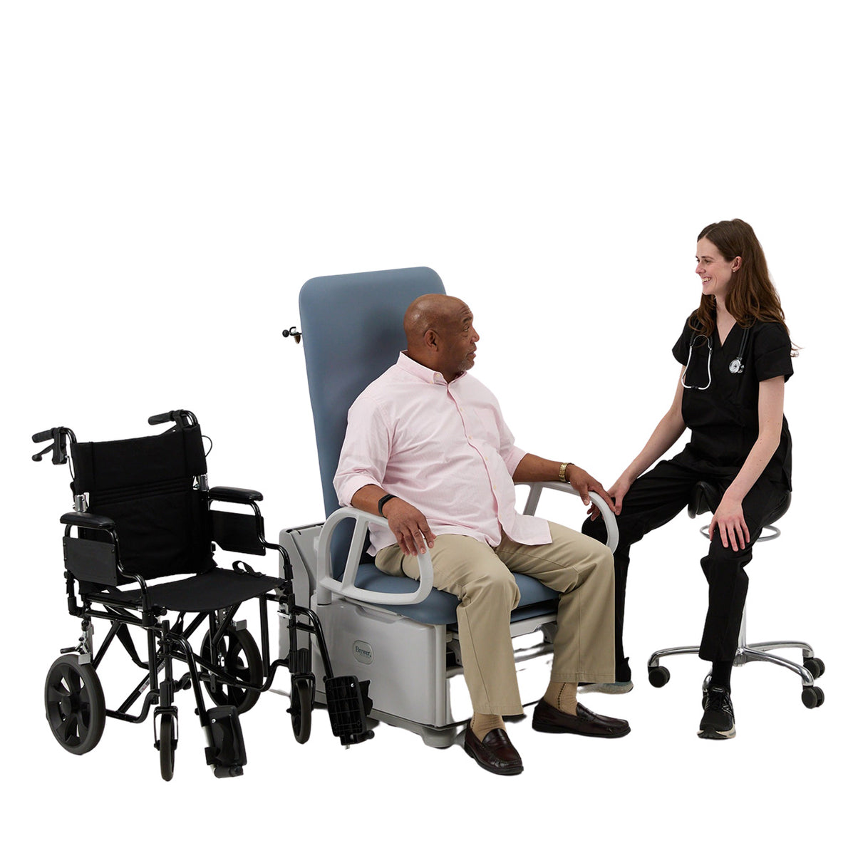 Brewer Flex PLUS Access Bariatric Power Hi-Lo Exam Table w/ Drawers ...