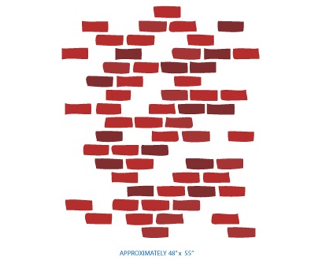 Clinton Industries Wall Sticker - Bricks Coordinating Graphics - Save ...