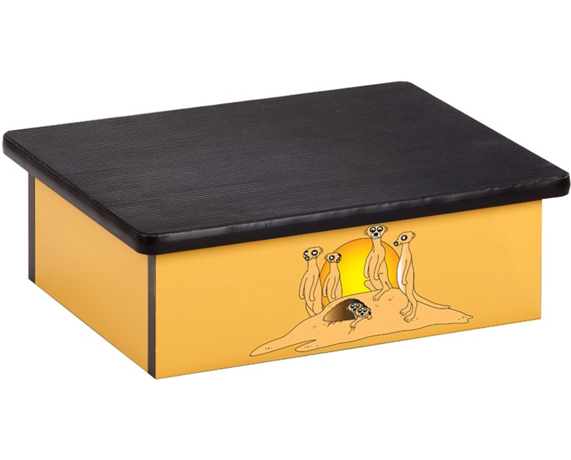 Pediatric Laminate Step Stool Serengeti Meerkats — Tiger Medical