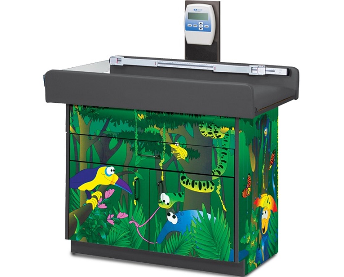 Pediatric Cabinet Exam Scale Table, Imagination. Rainforest Follies ...