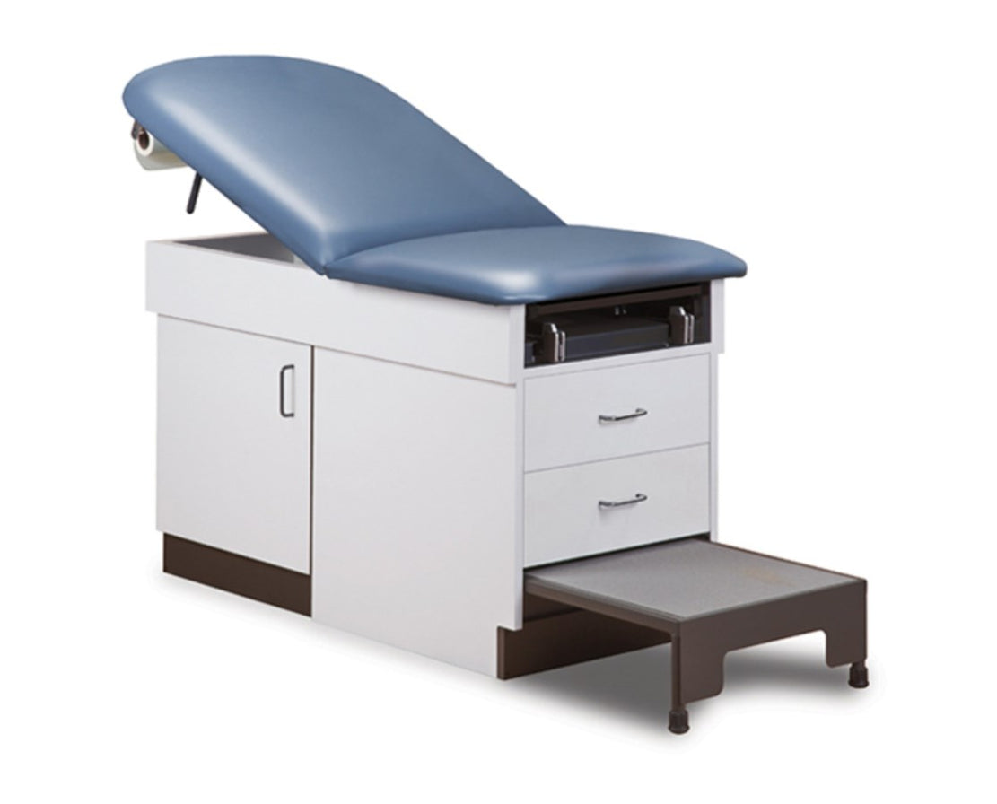 Clinton Family Practice Cabinet Exam Table w/ Adjustable Back. Save at ...