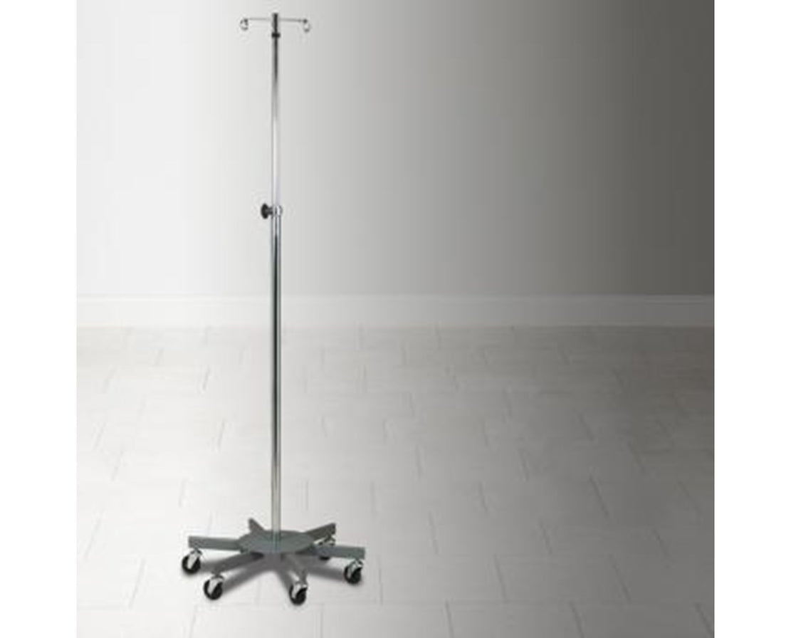 Clinton Six Leg Infusion Pump Stand - Save at — Tiger Medical