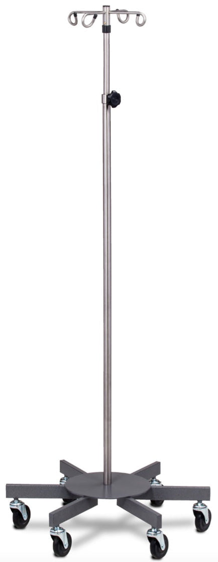 Clinton Six Leg Stainless Steel IV Pole. Save at Tigermedical — Tiger ...
