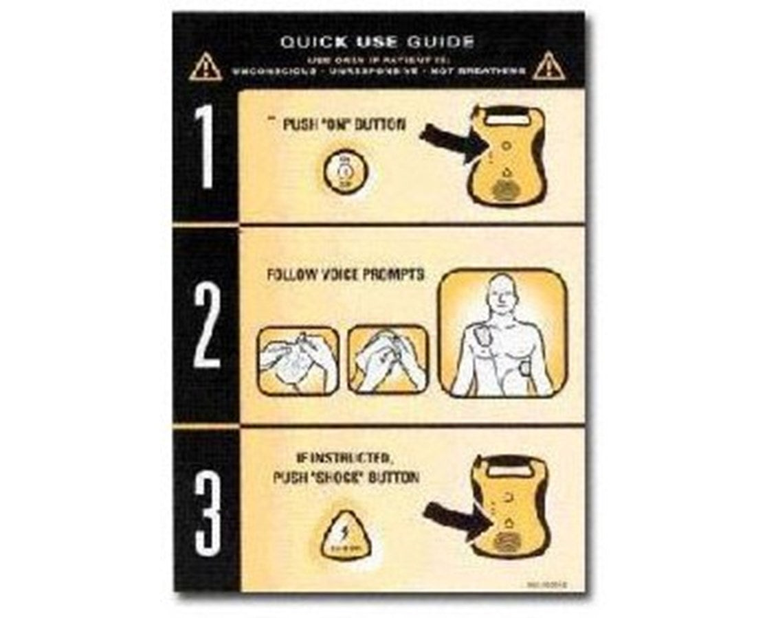 Defibtech Quick Use Card - Save at — Tiger Medical