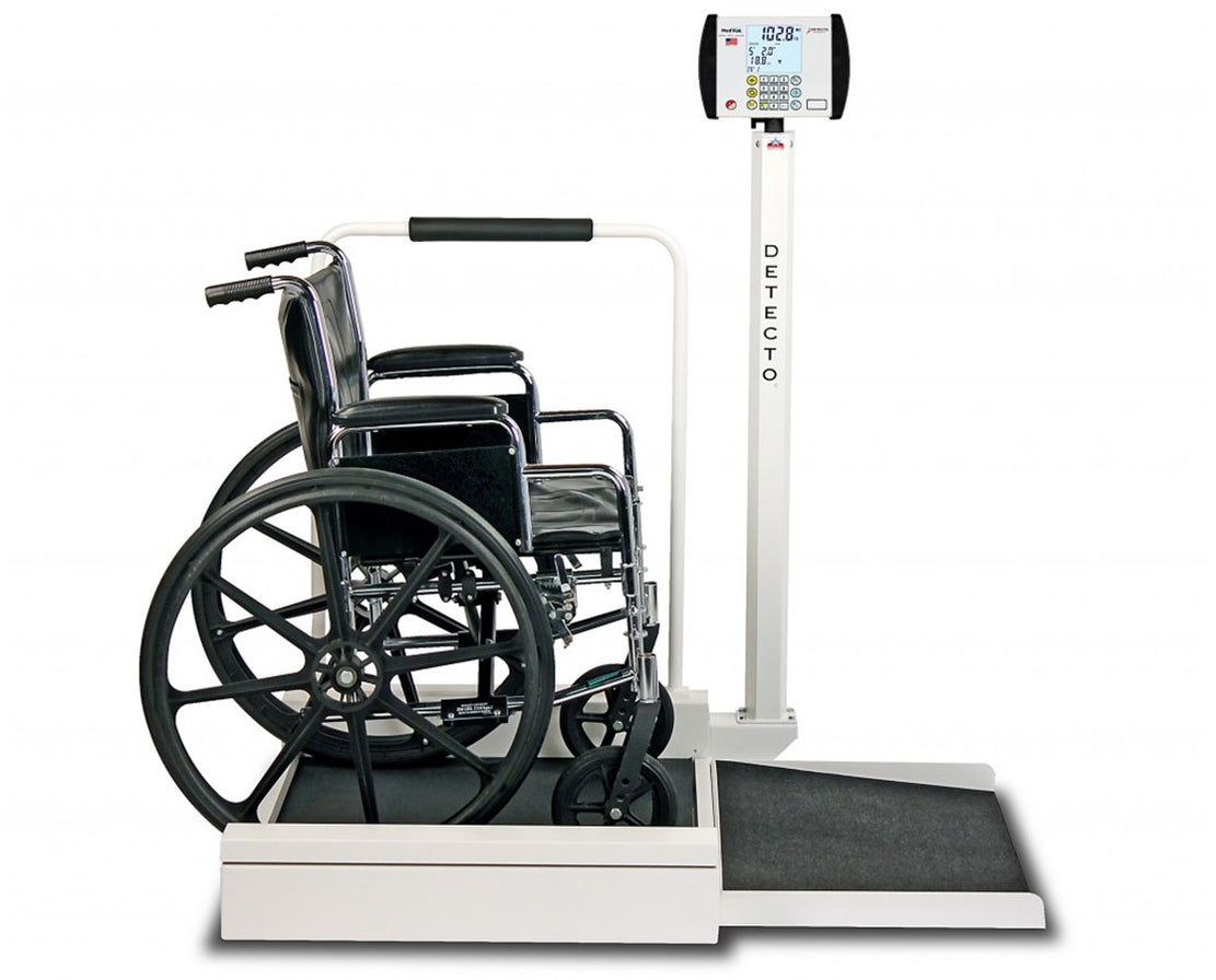 Detecto Digital Stationary Wheelchair Scale. Save at Tigermedical ...