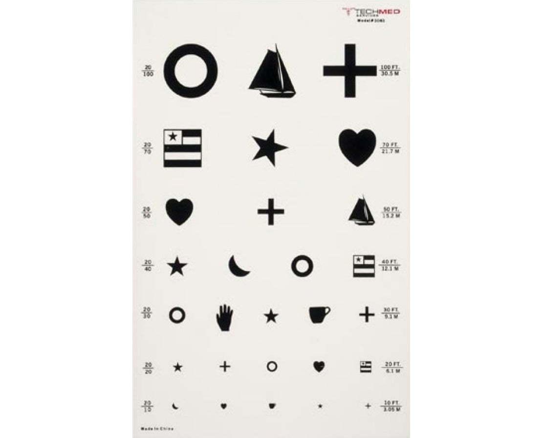 Dukal Tech-Med Eye Chart, Illuminated - Save at — Tiger Medical