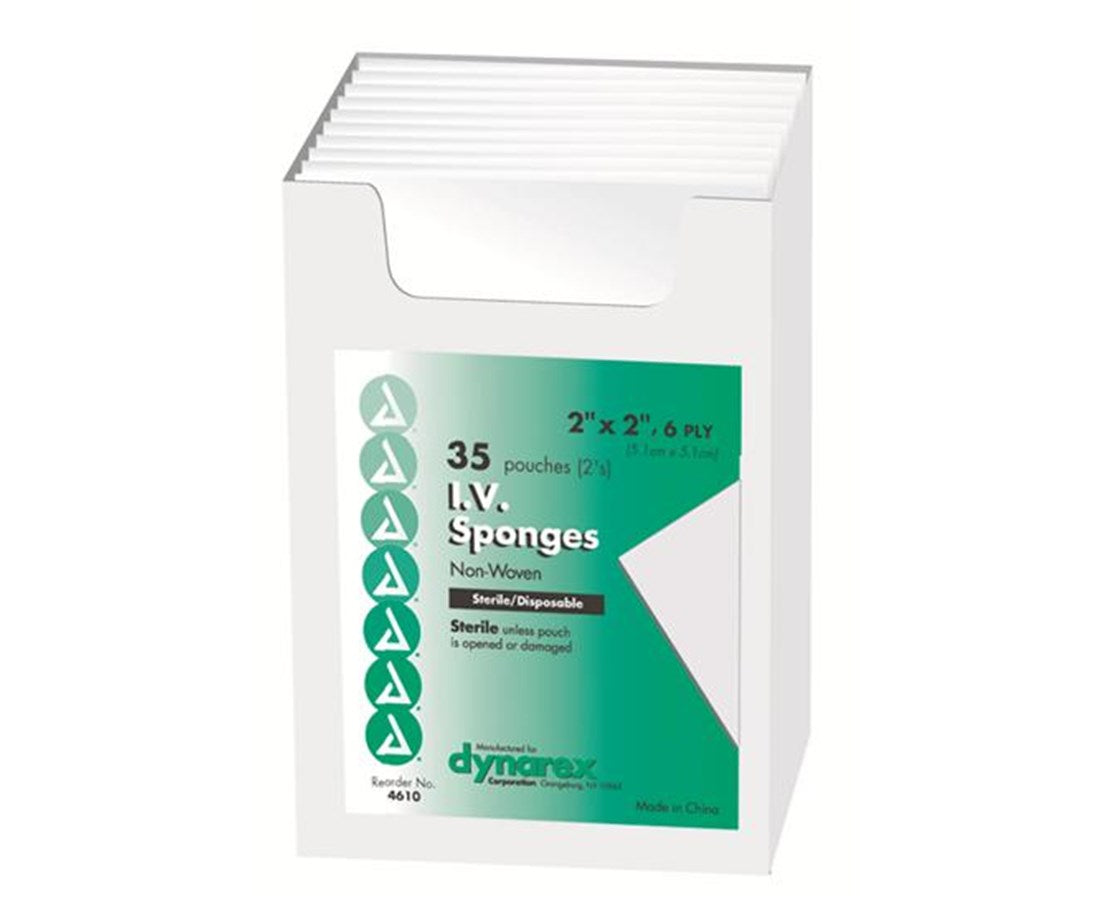 Dynarex Non-Woven IV Sponge, Sterile - Save at — Tiger Medical