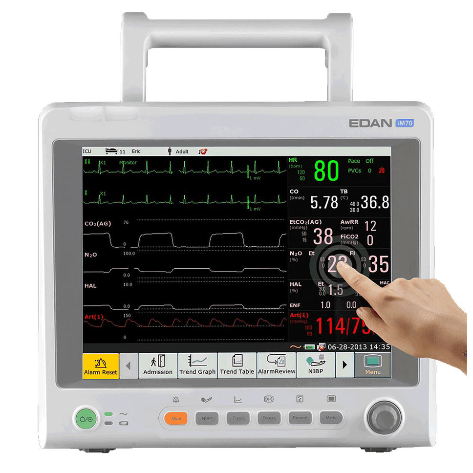 Edan 12.1" Vital Signs Patient Monitor - Save at — Tiger Medical