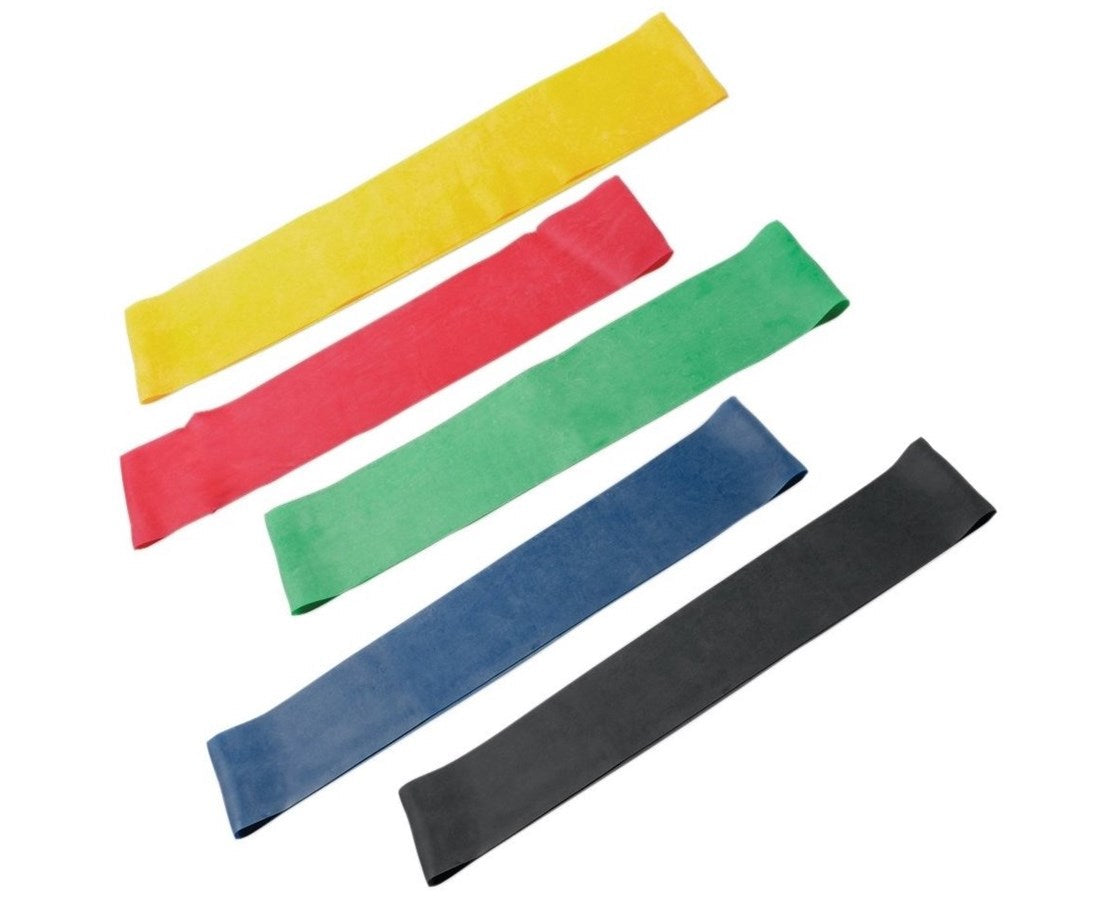 Latex Exercise Loops - 5 Piece Set - 15" — Tiger Medical